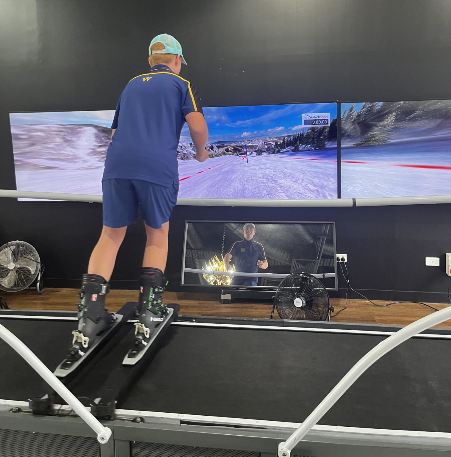 Skiing Simulator Session Addresses Key Skills and Body Movements ...