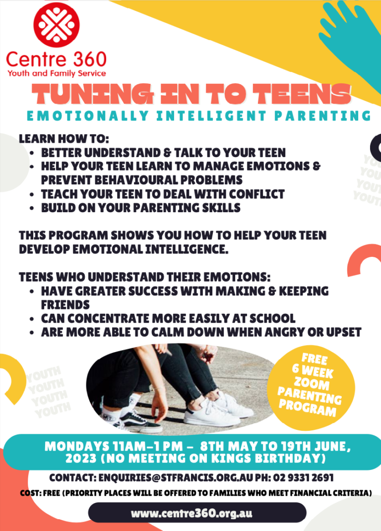 Tuning in to Teens - Emotionally Intelligent Parenting, Zoom Parenting ...