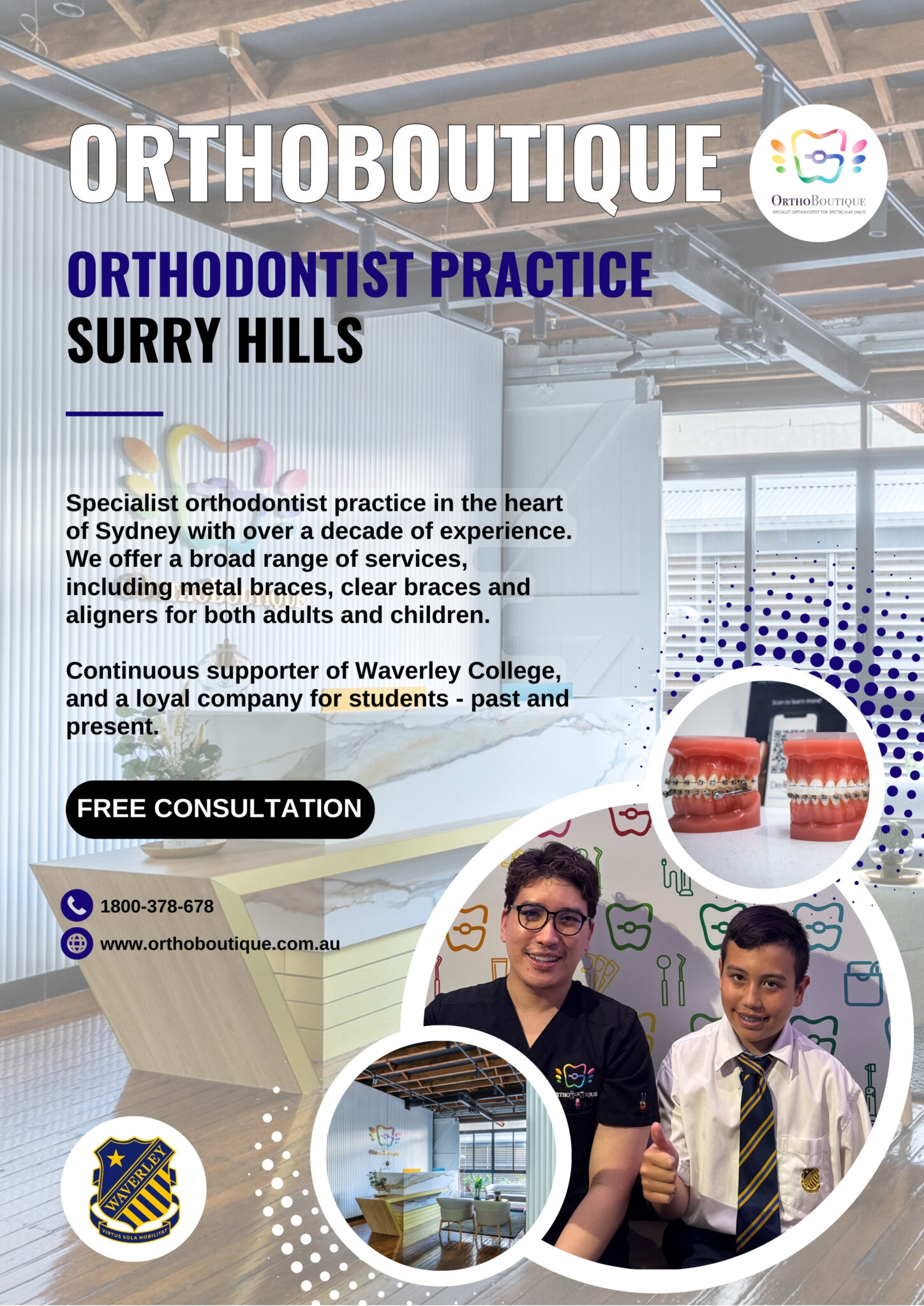 OrthoBoutique – Free Consultations for Waverley Students - Waverley College